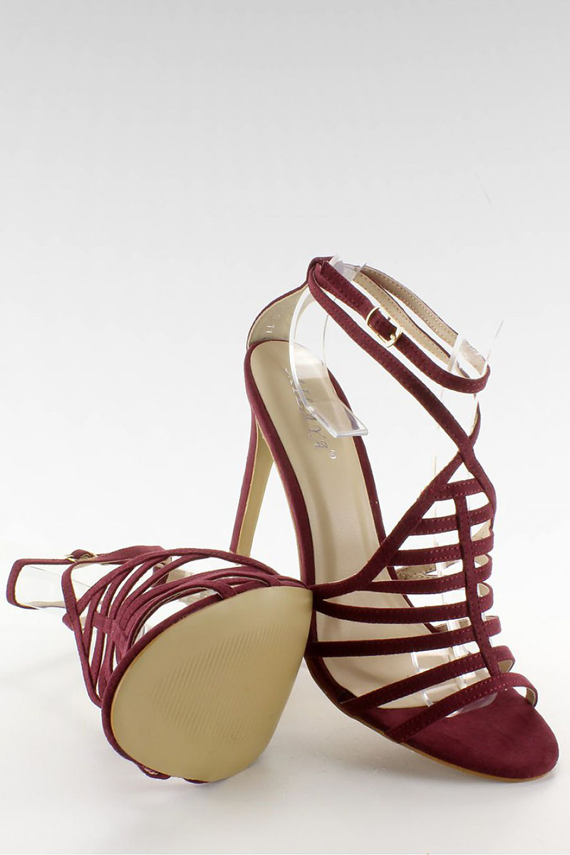 Special Ocassion Burgundy Sandals